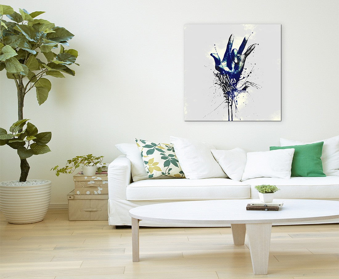 Miles Davis Hand 60x60cm SA – Sinus Art GmbH Jena