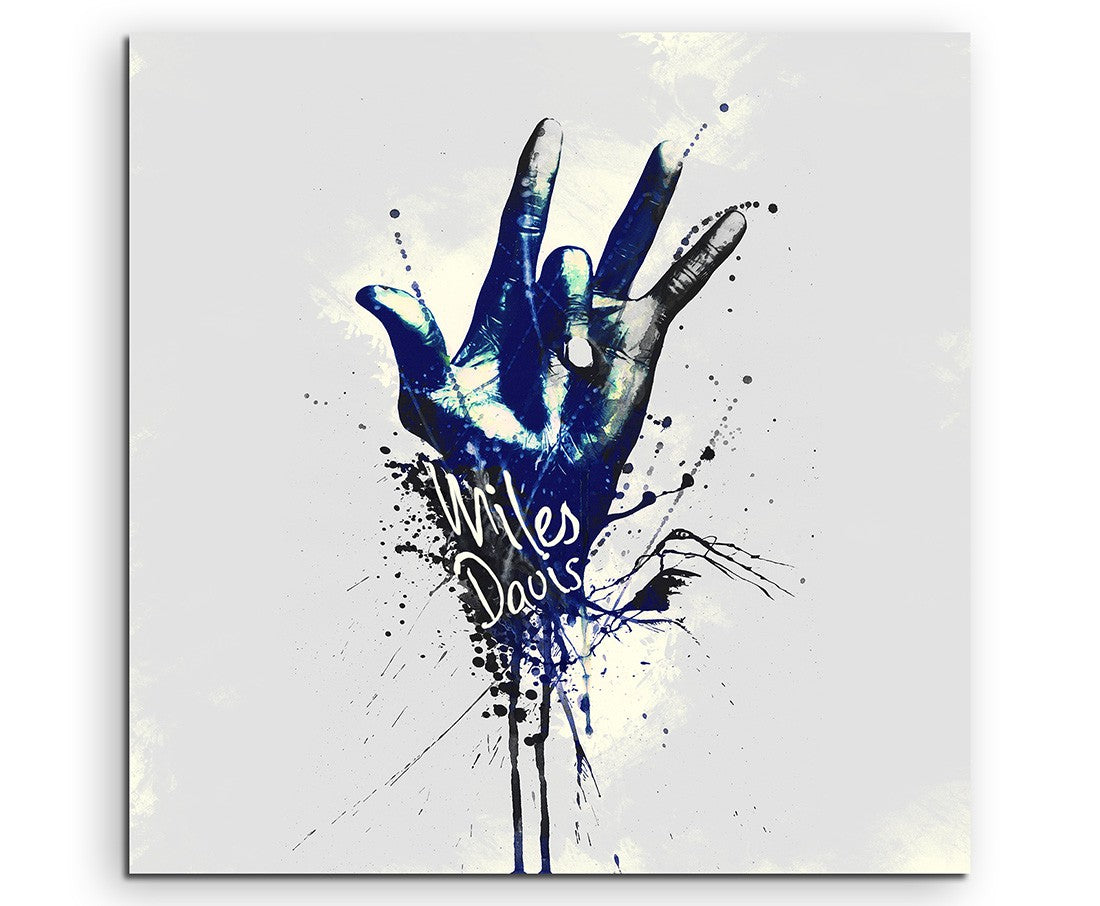 Miles Davis Hand 60x60cm SA – Sinus Art GmbH Jena